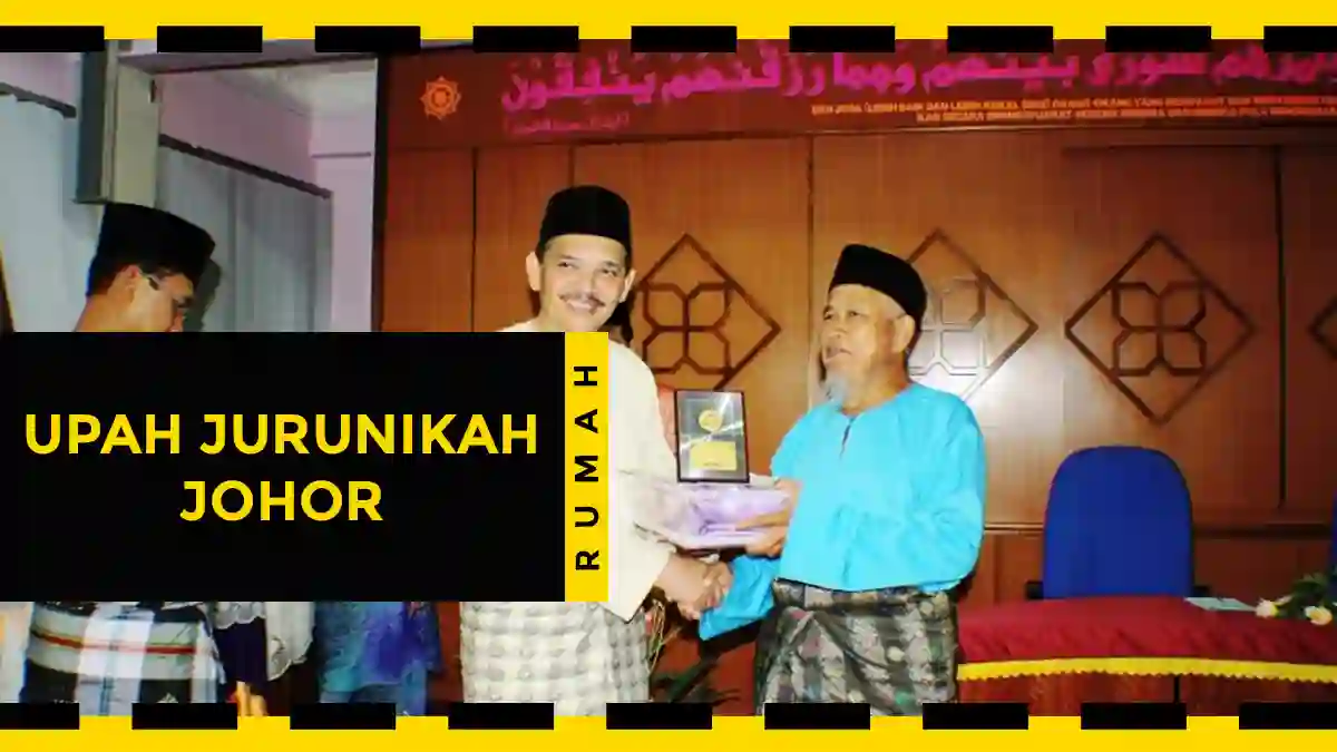 Harga Upah Jurunikah Johor | Kos Terkini 2026