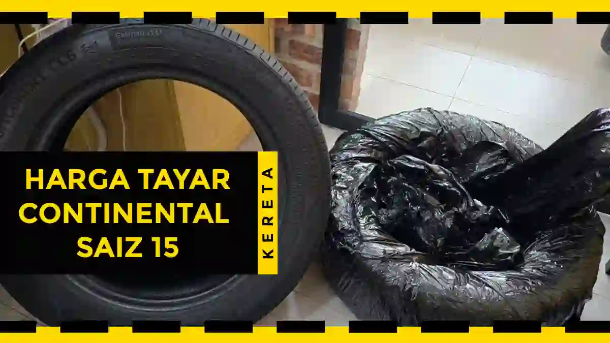 Harga Tayar Continental Saiz 15 Termurah 2026